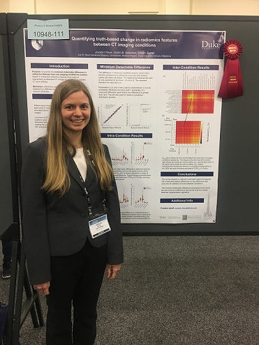 SPIE Poster Award - Duke Medical Physics