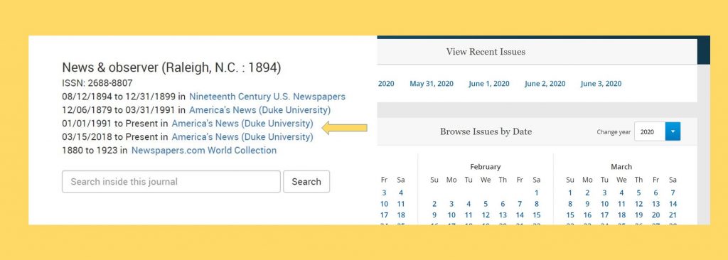 How to Access the Latest News using Duke Libraries – Duke Divinity ...