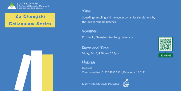 Speeding sampling and molecular dynamics simulations by the idea of random batches – DKUCMCS