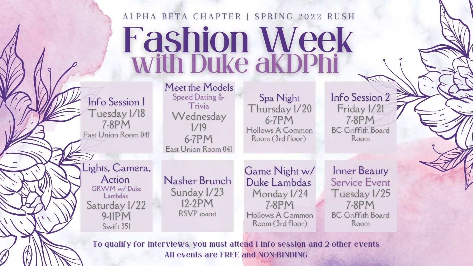 Rush - Duke alpha Kappa Delta Phi