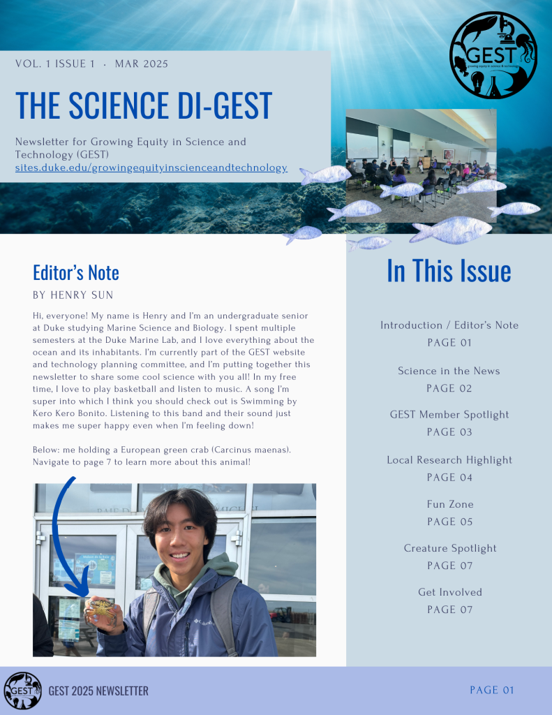 Current Edition – Growing Equity in Science and Technology