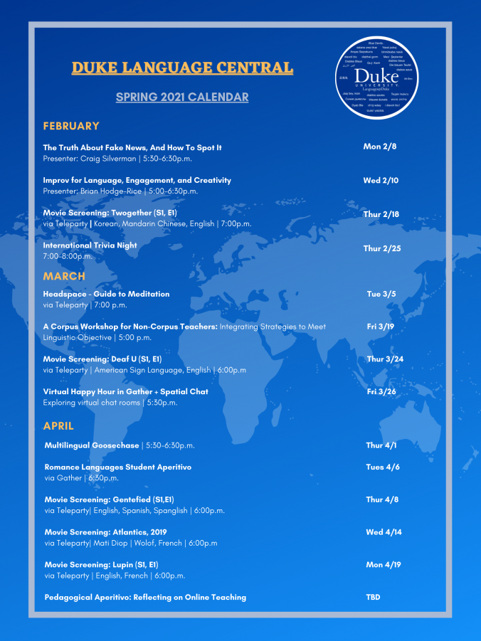 DCL Spring 2021 Calendar – Language Central