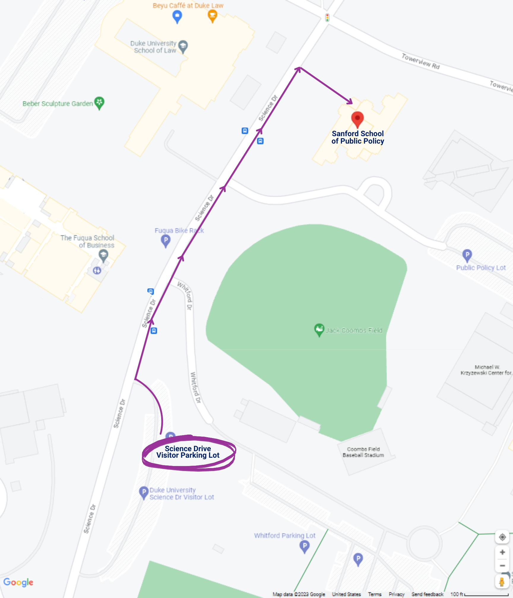 Venue & Parking – OneDuke Career Conference